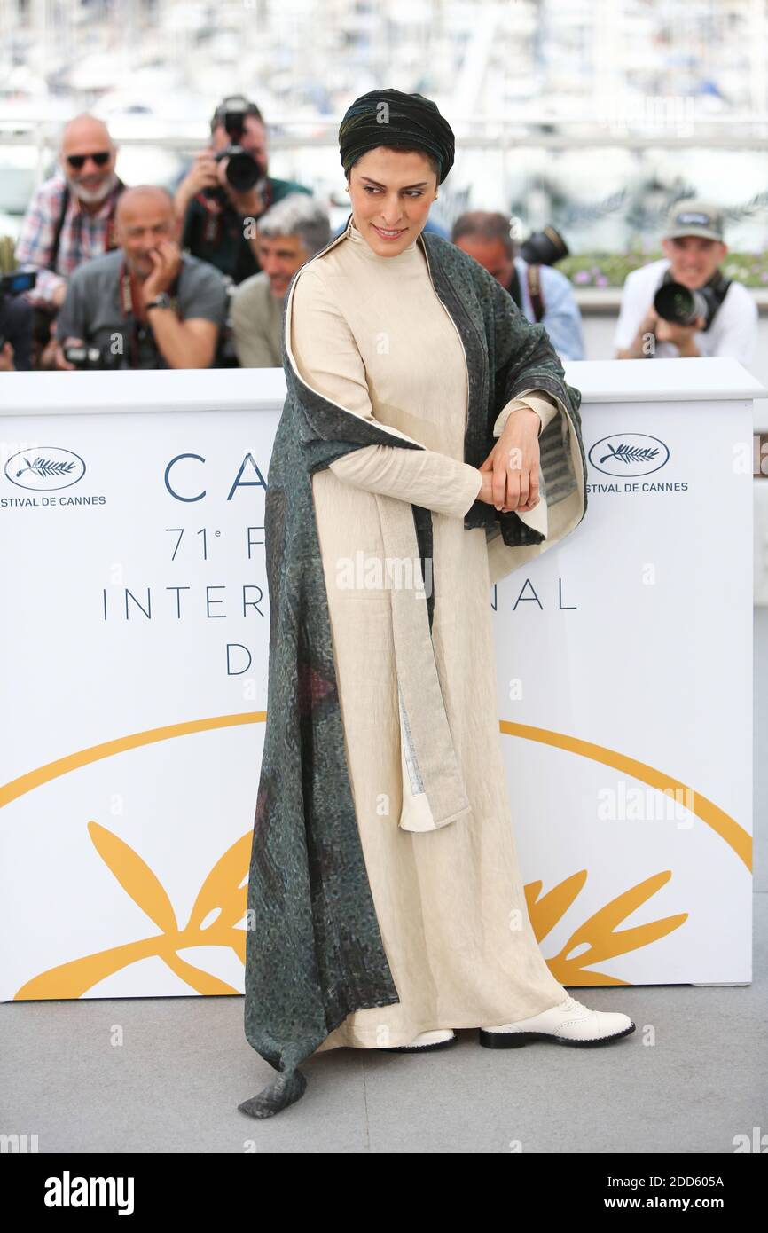 Behnaz Jafari attends the photocall for '3 Faces (Se Rokh)' during the ...