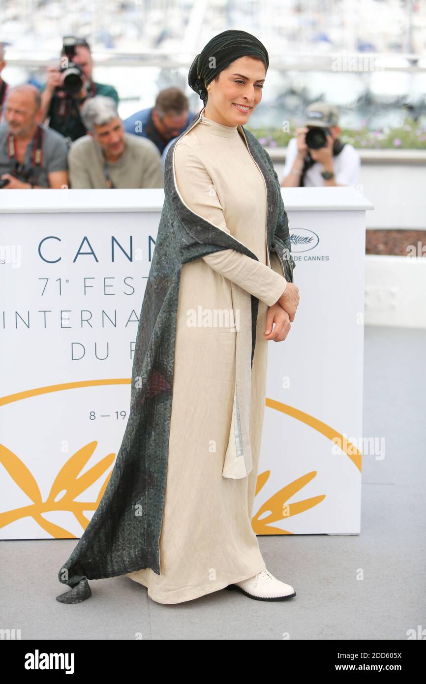 Behnaz Jafari attends the photocall for '3 Faces (Se Rokh)' during the ...