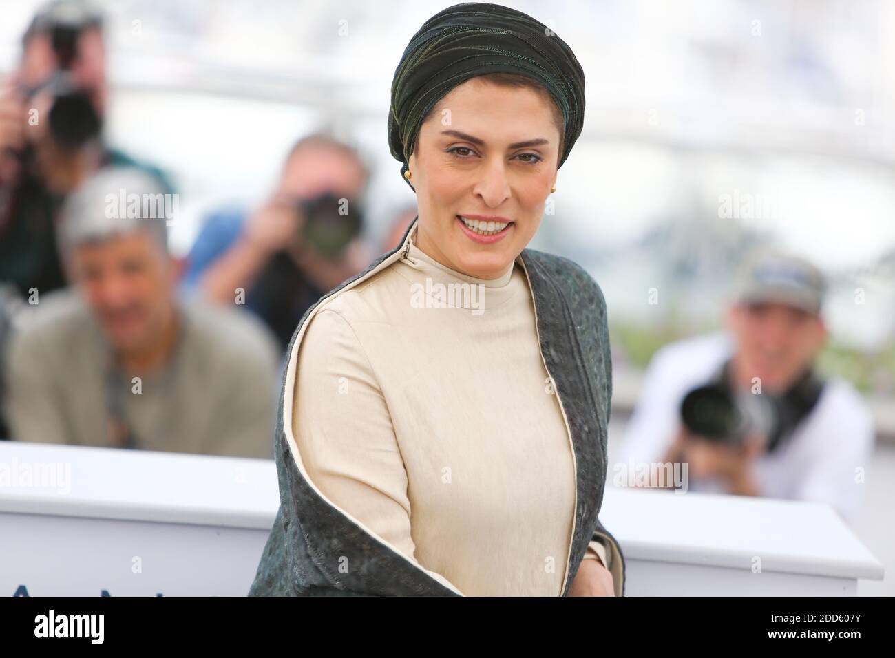 Behnaz Jafari attends the photocall for '3 Faces (Se Rokh)' during the ...