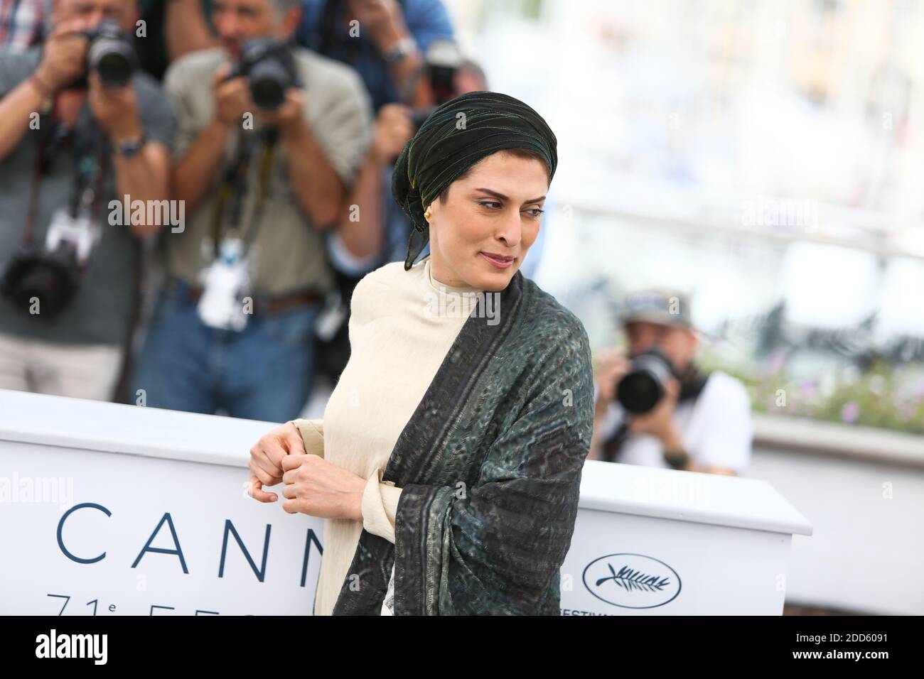 Behnaz Jafari attends the photocall for '3 Faces (Se Rokh)' during the ...