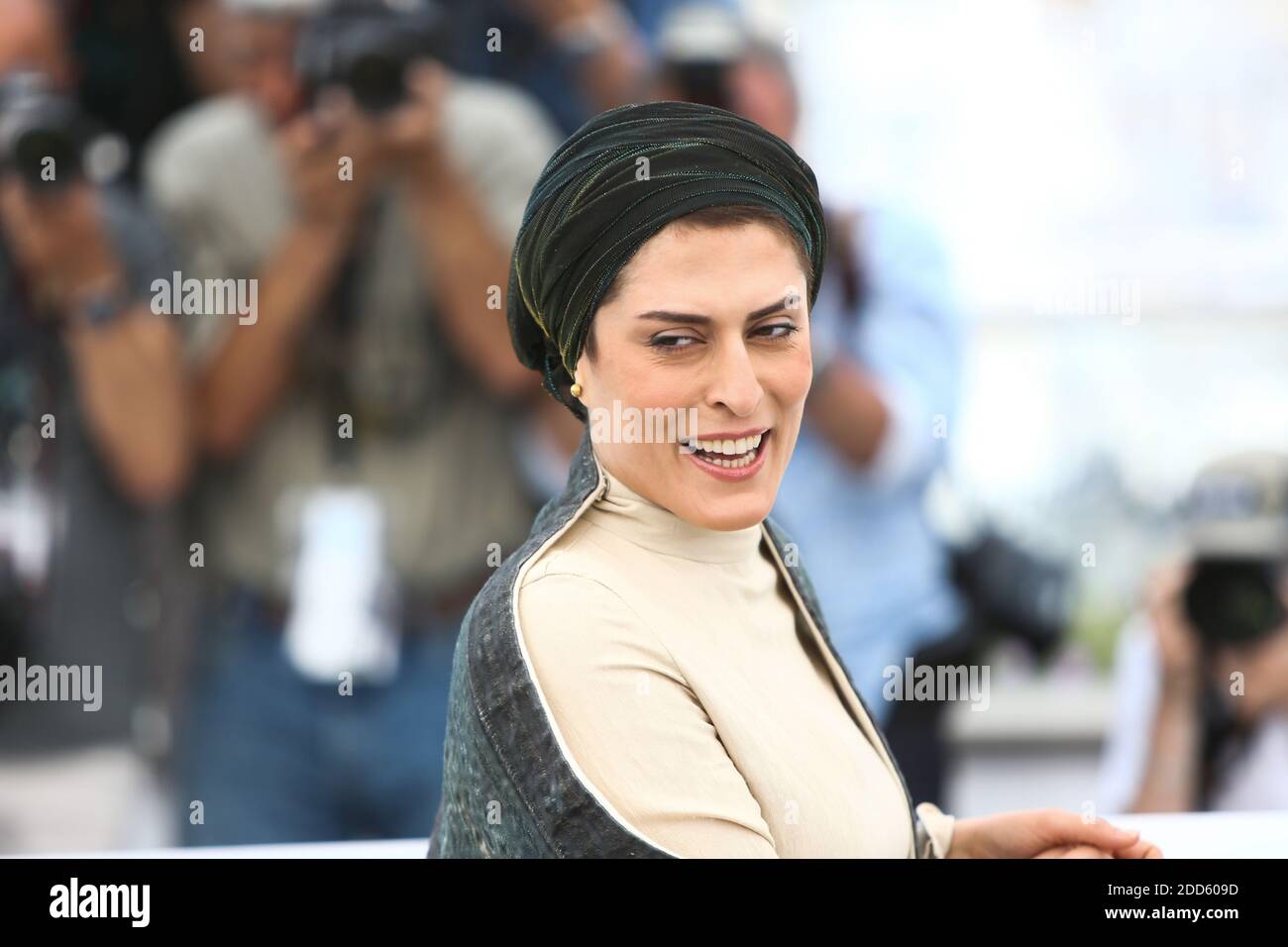 Behnaz Jafari attends the photocall for '3 Faces (Se Rokh)' during the 71st annual Cannes Film ...