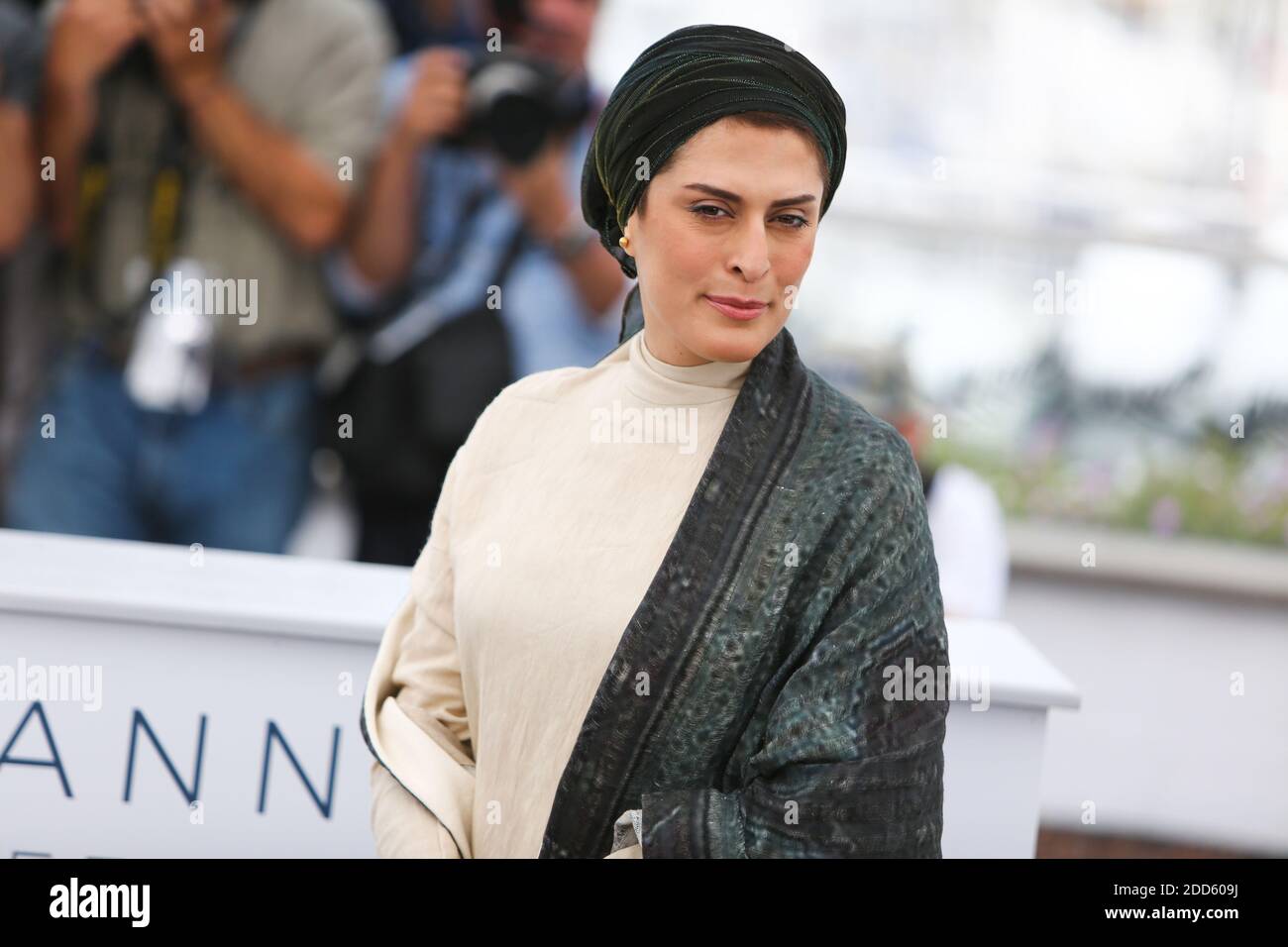 Behnaz Jafari attends the photocall for '3 Faces (Se Rokh)' during the ...