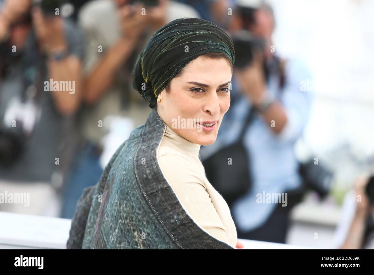 Behnaz Jafari attends the photocall for '3 Faces (Se Rokh)' during the ...