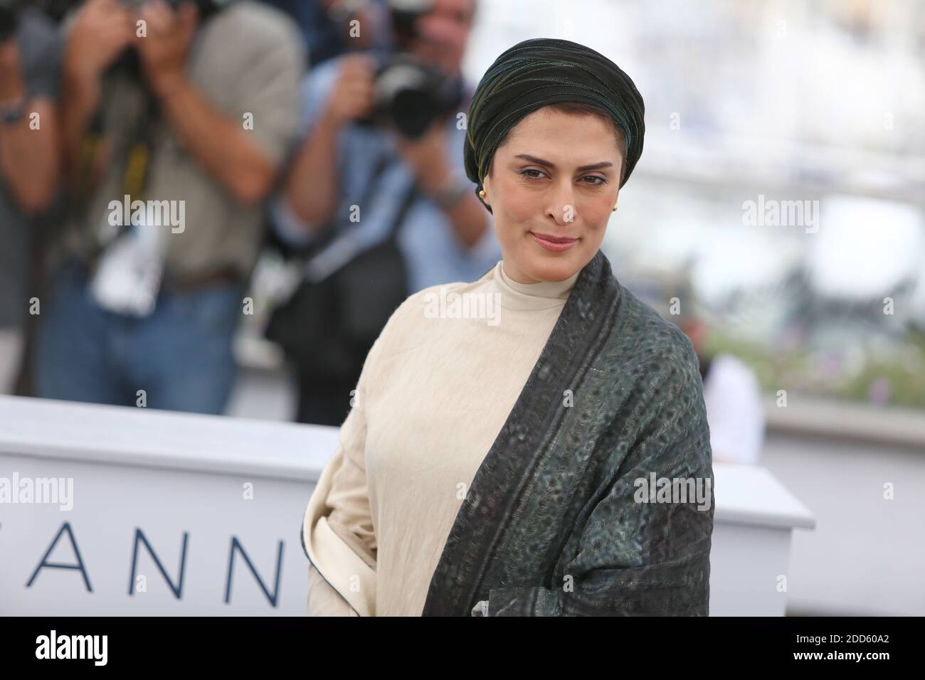Behnaz Jafari attends the photocall for '3 Faces (Se Rokh)' during the ...