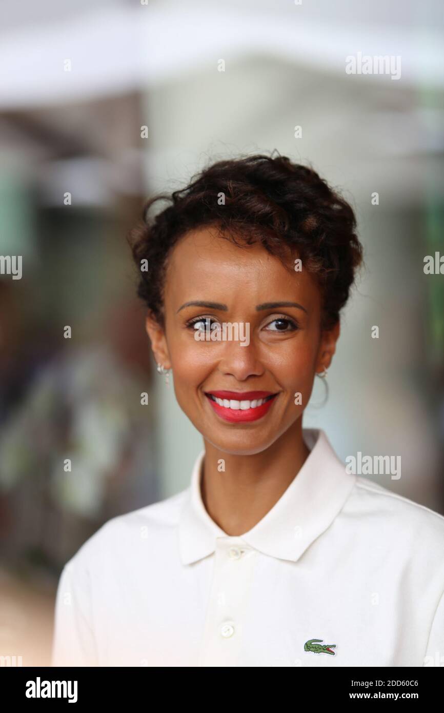 Sonia Rolland in Village during French Tennis Open at Roland-Garros ...