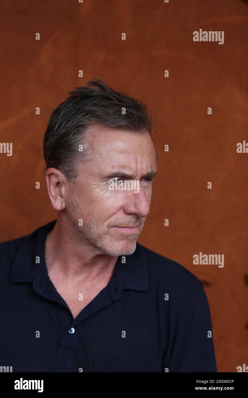 Tim Roth in Village during French Tennis Open at Roland-Garros arena on ...