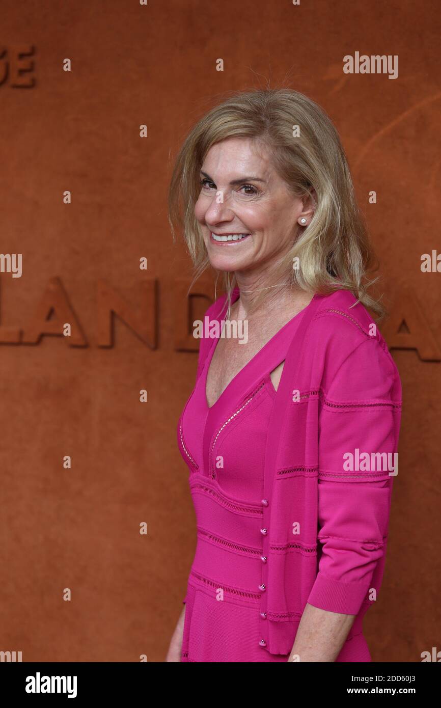 Jamie McCourt in Village during French Tennis Open at Roland-Garros ...