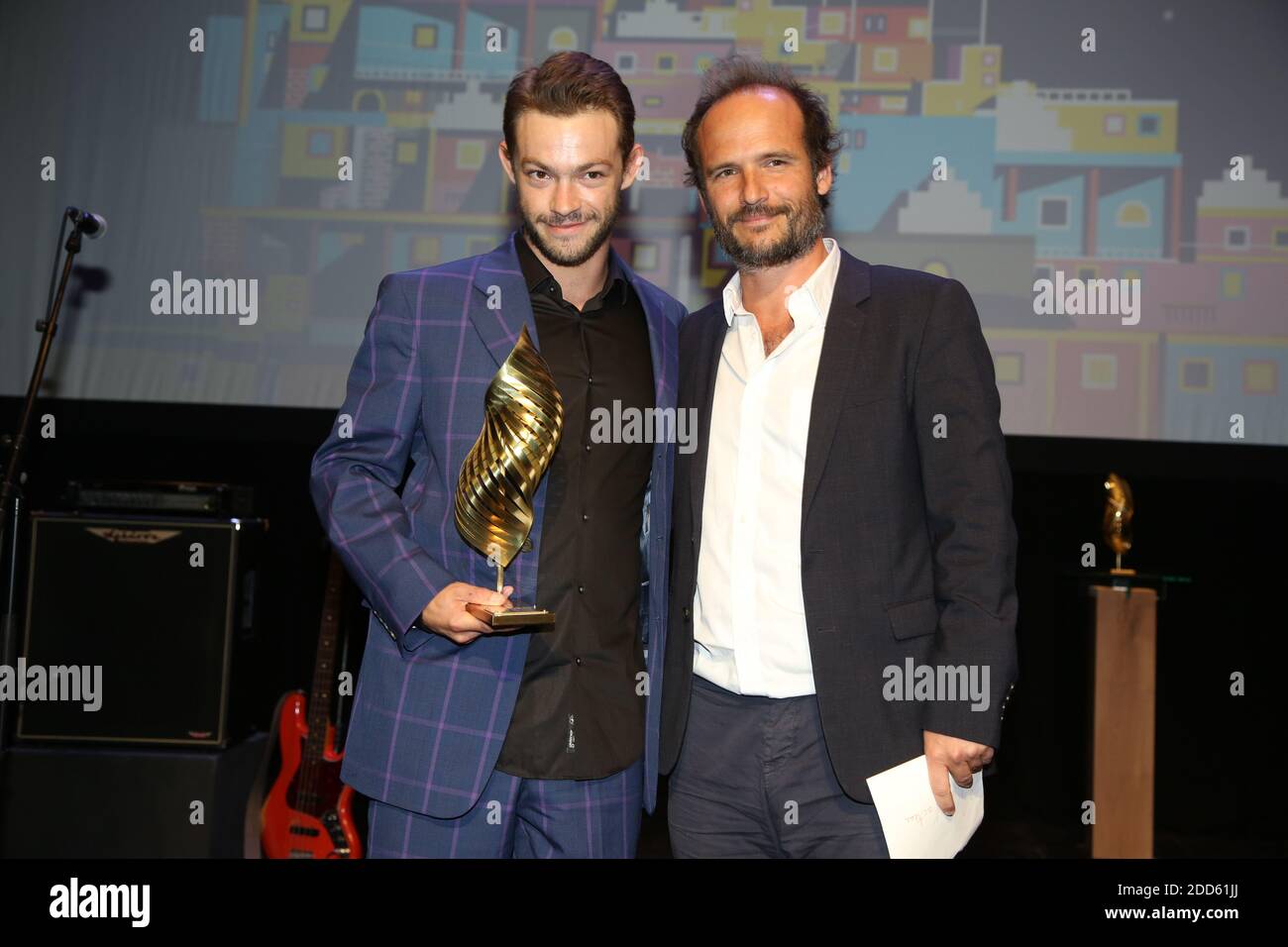 Felix Maritaud with Thomas Lilti is awarded for Sauvage during the ...