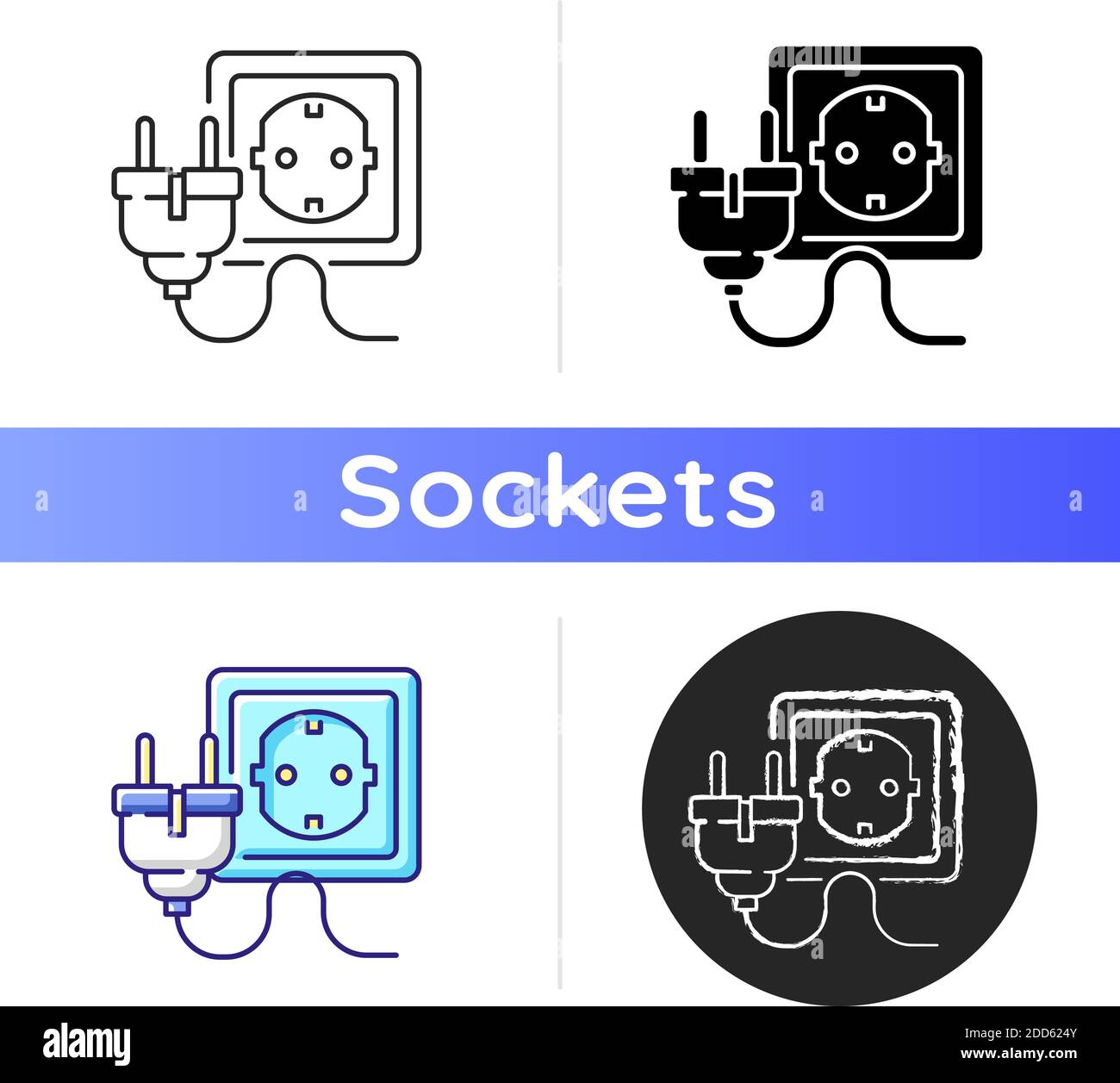 Electrical insert for cable icon Stock Vector Image & Art - Alamy