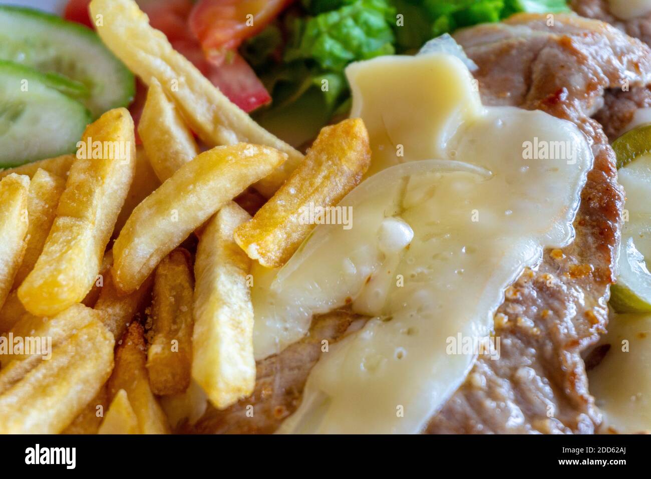 Cuban food served in a paladar restaurant, Santa Clara, Cuba Stock ...