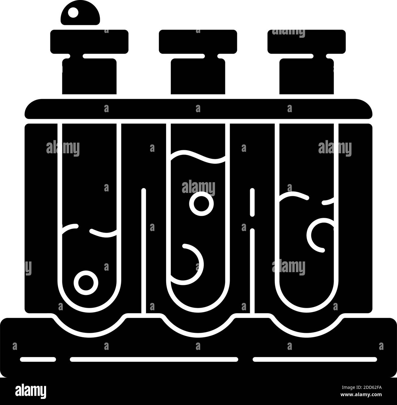 Test tube rack Black and White Stock Photos & Images - Alamy