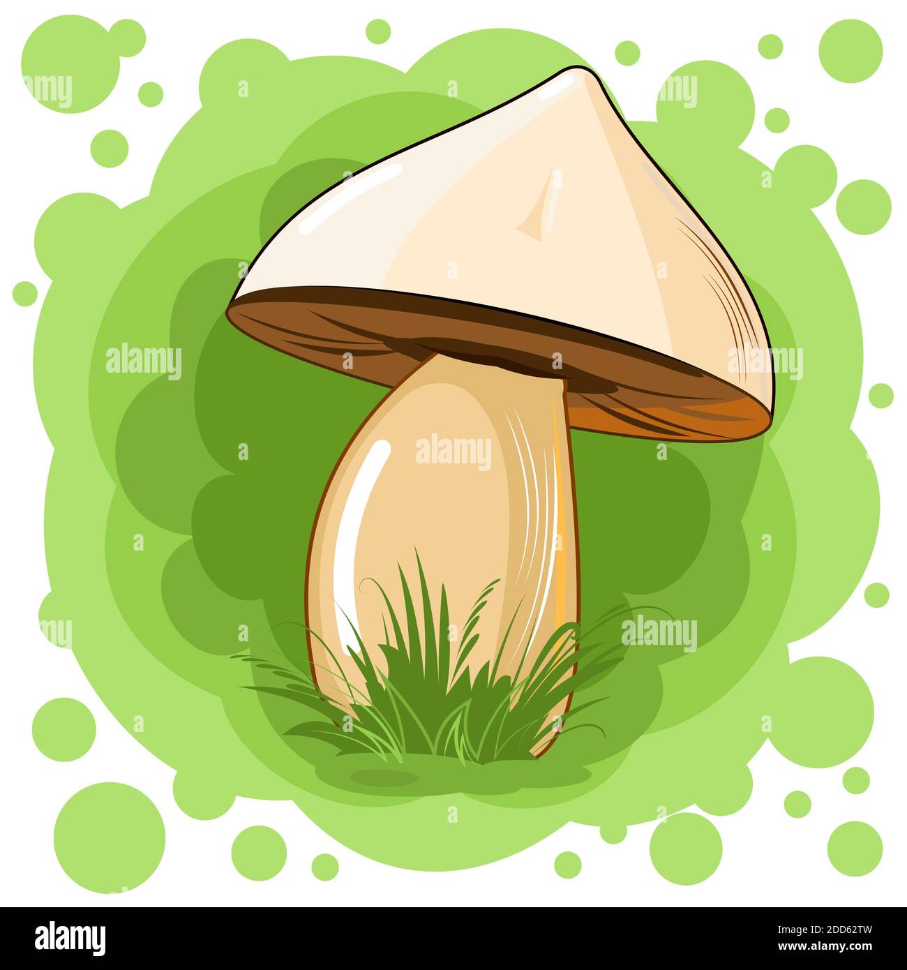 Abstract mushroom art Cut Out Stock Images & Pictures - Alamy