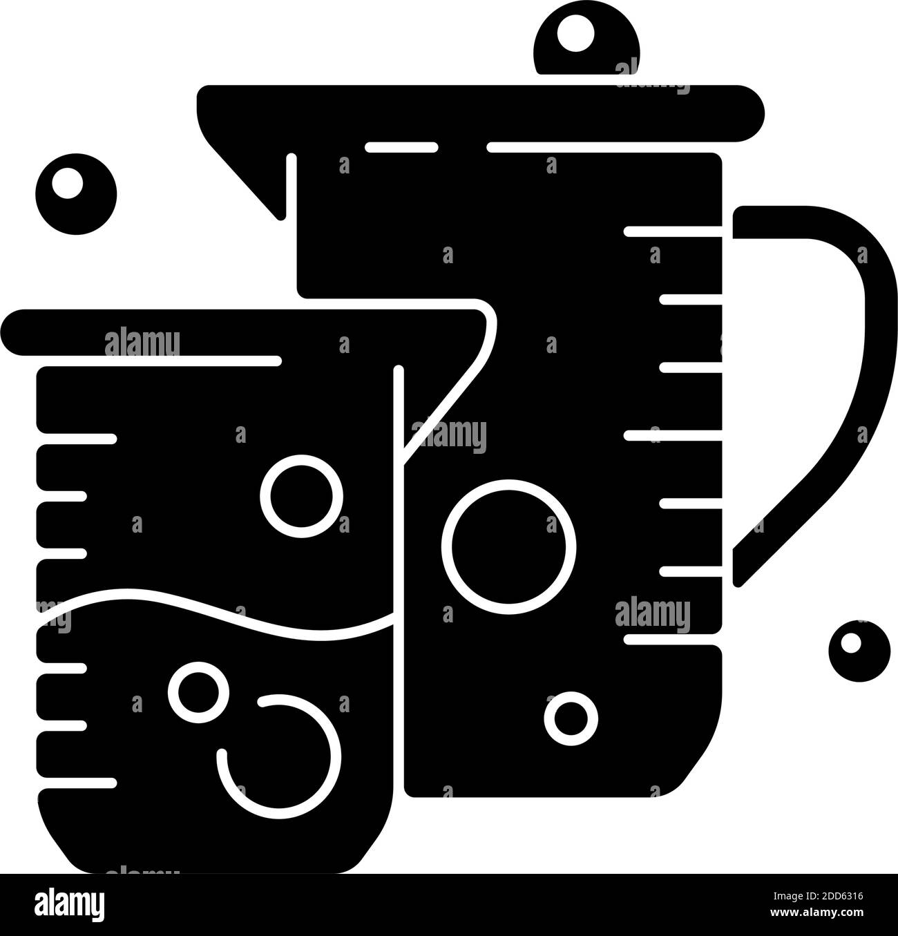 Glass cylindrical beaker hi-res stock photography and images - Alamy