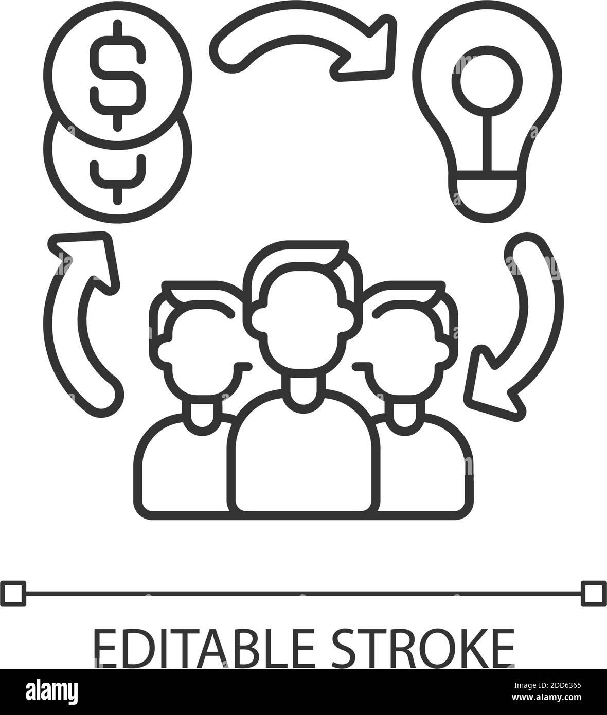 Lending financial technology line hi-res stock photography and images ...