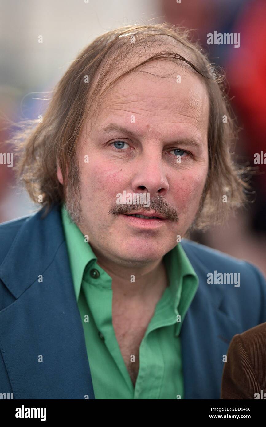 Philippe Katerine posing at the Le Grand Bain photocall held at the ...