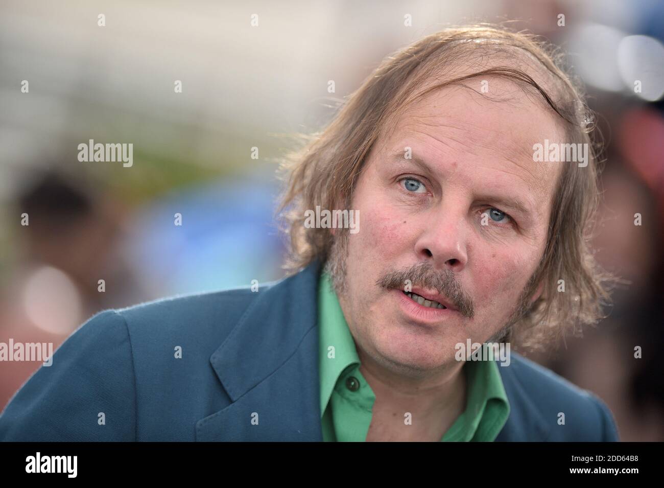 Philippe Katerine posing at the Le Grand Bain photocall held at the ...
