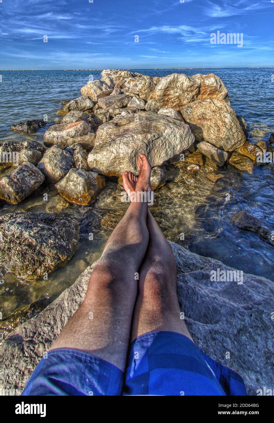 Sunbathing feet hi-res stock photography and images - Alamy