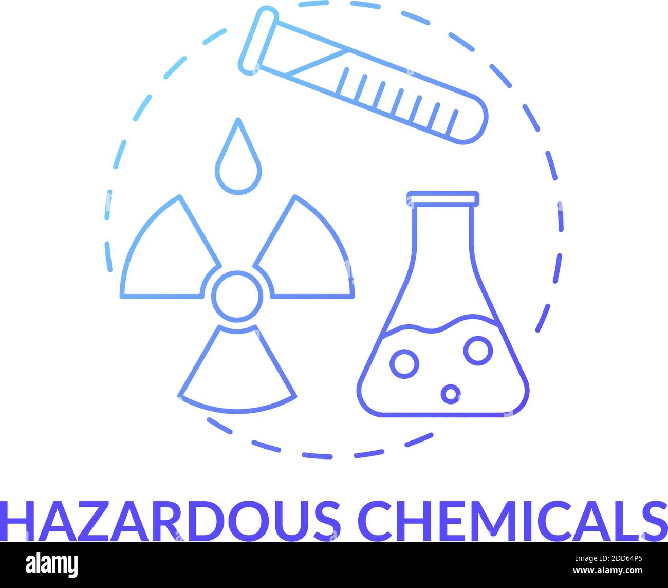 Hazardous chemicals concept icon Stock Vector Image & Art - Alamy