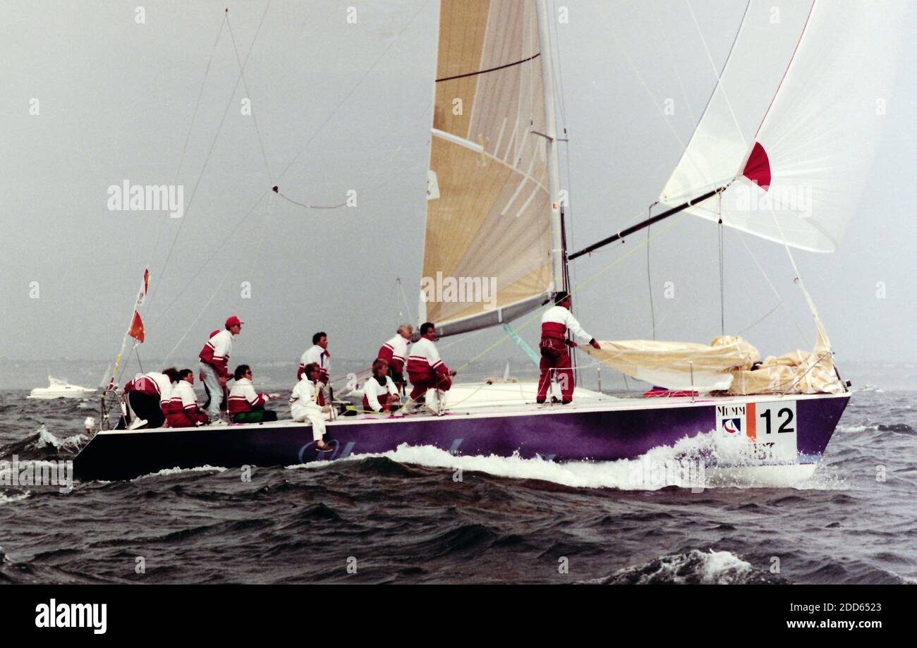 AJAXNETPHOTO. 5TH AUGUST, 1991. SOLENT, ENGLAND. - ADMIRAL'S CUP 1991 ...