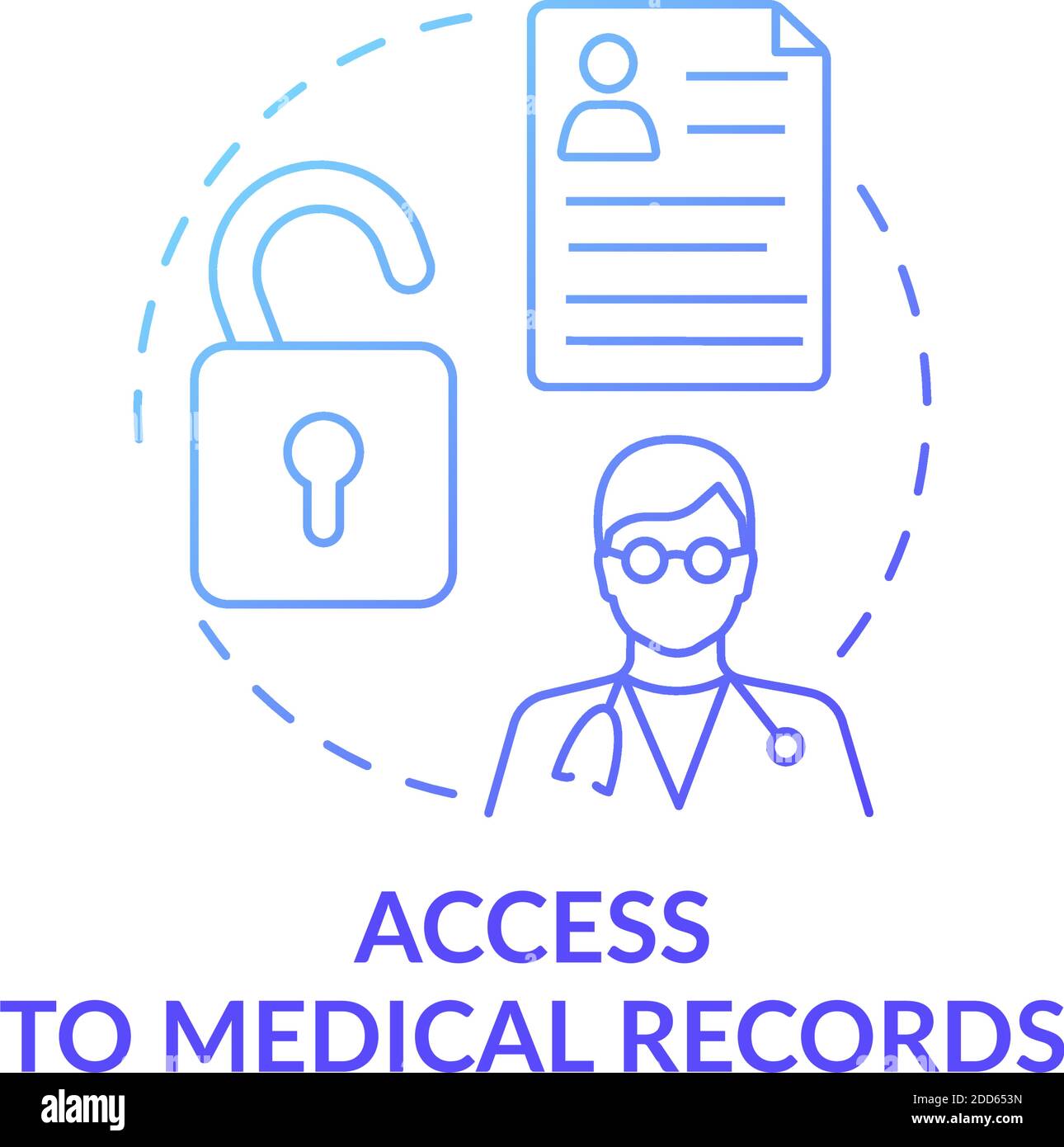 Personal medical record Cut Out Stock Images & Pictures - Alamy