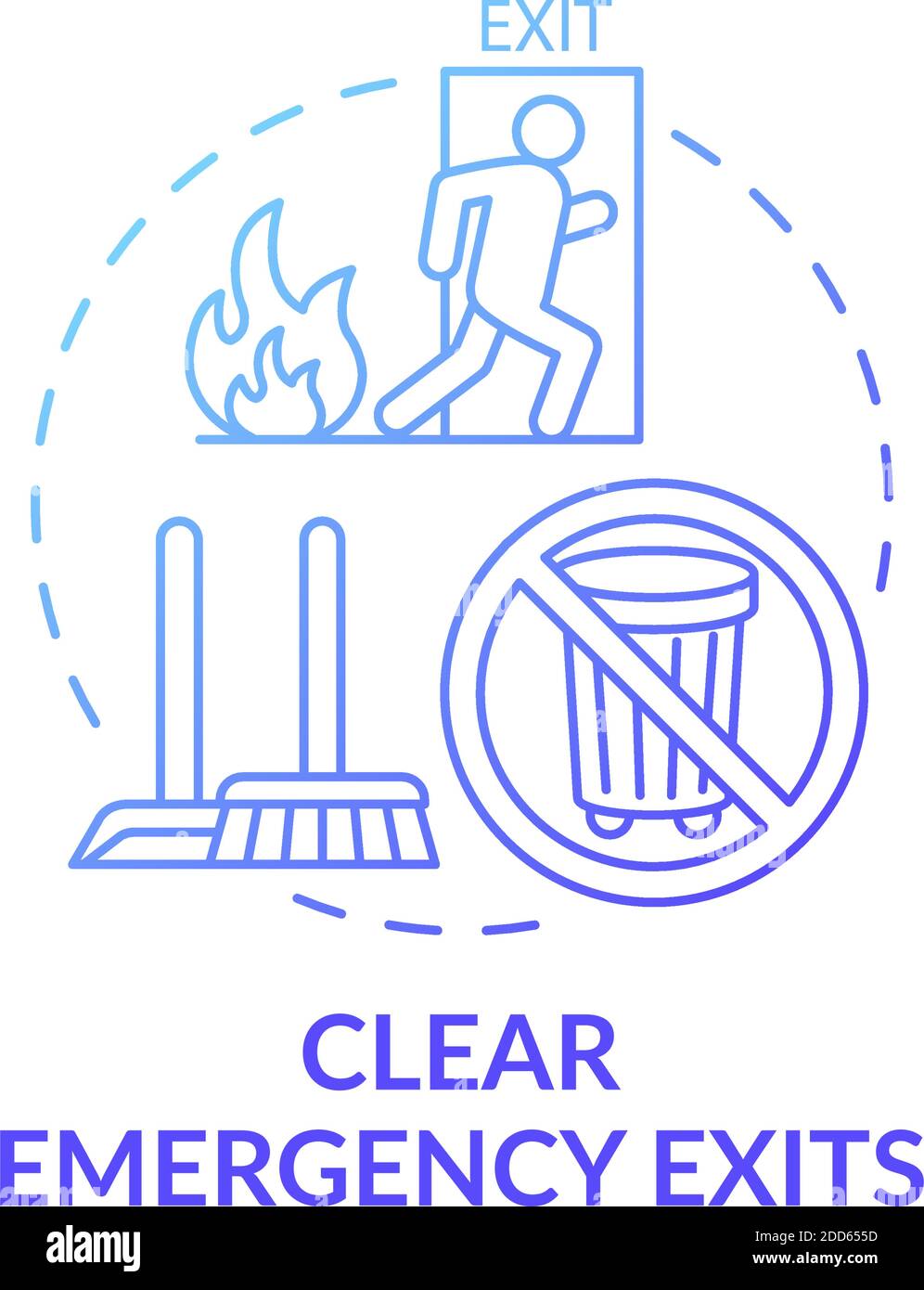 Emergency exits Stock Vector Images - Alamy