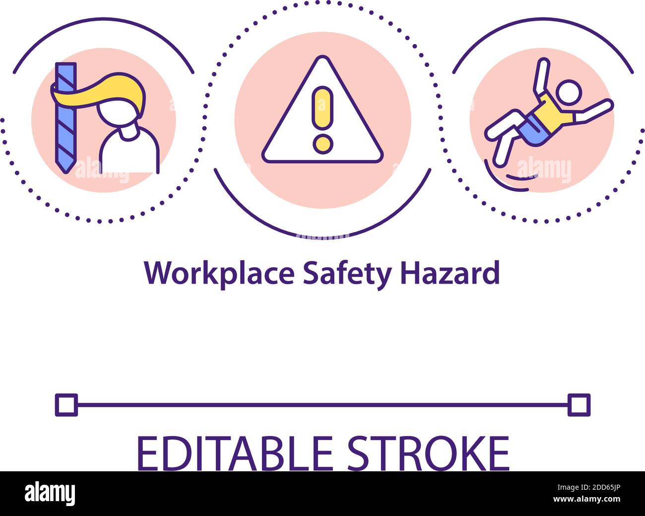 Workplace safety hazard concept icon Stock Vector Image & Art - Alamy