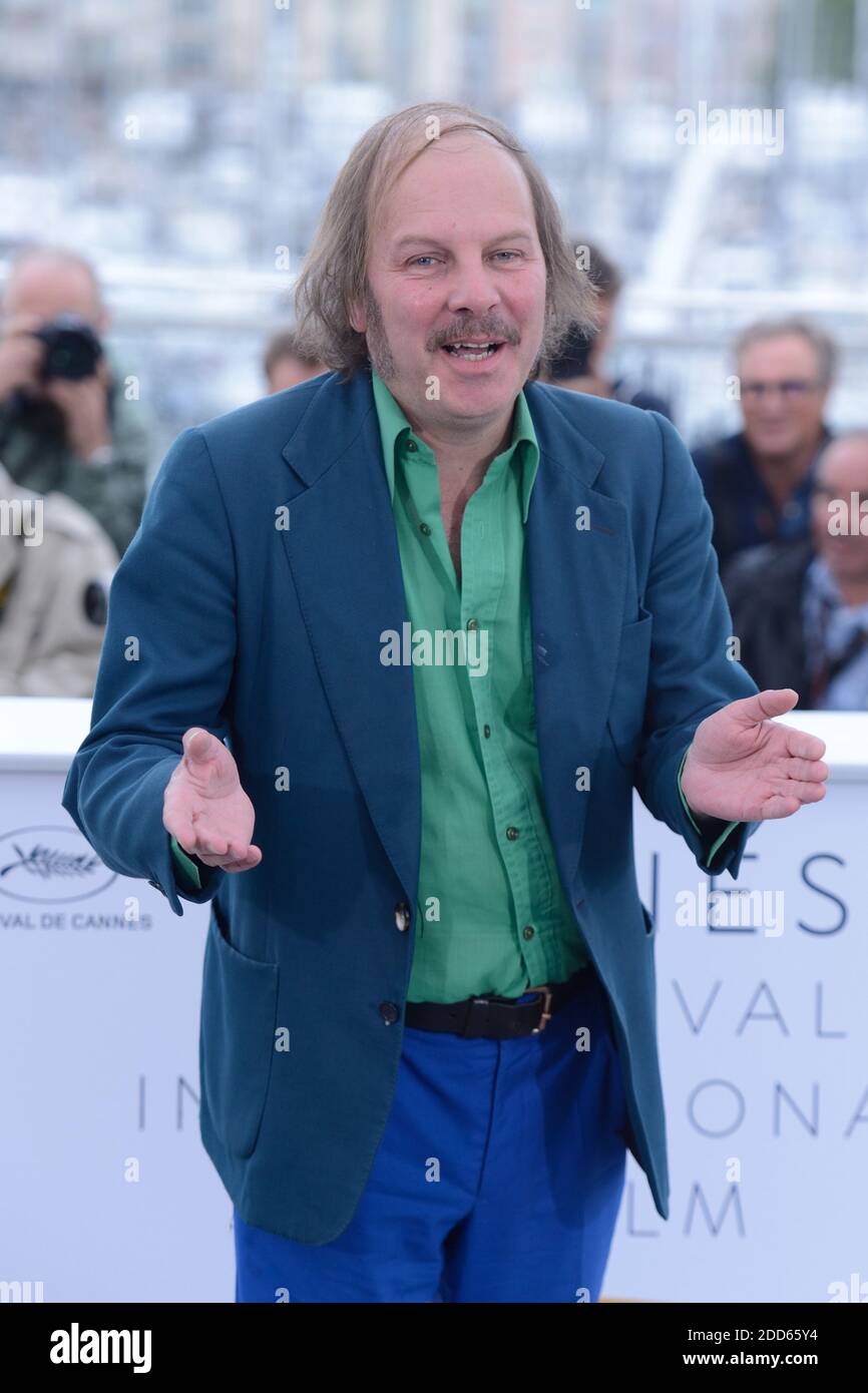 Philippe Katerine posing at the Le Grand Bain photocall held at the ...