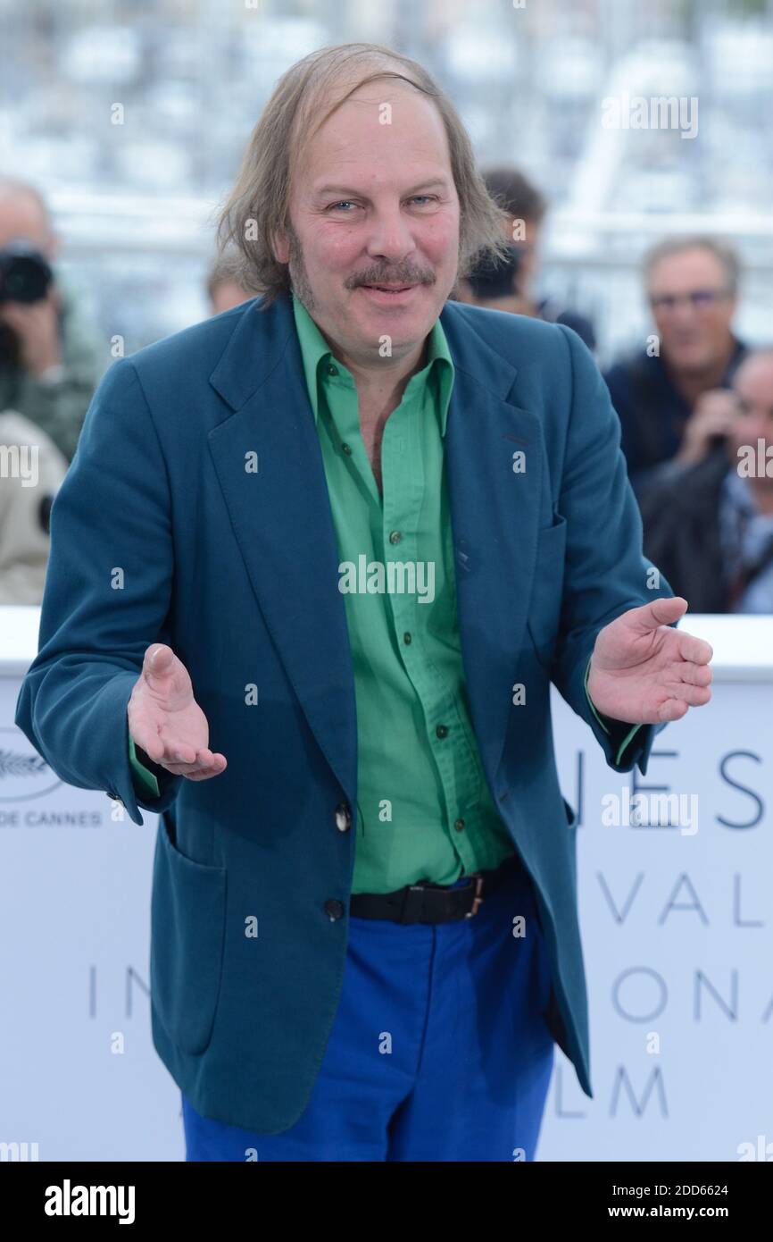 Philippe Katerine posing at the Le Grand Bain photocall held at the ...