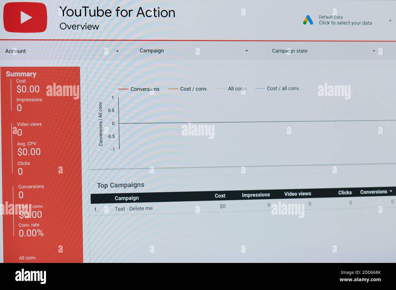Youtube dashboard hi-res stock photography and images - Alamy