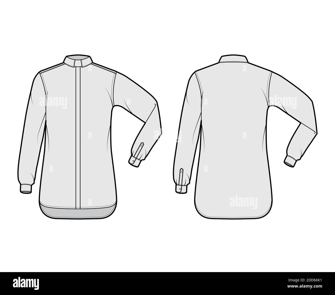 Oversized suit woman Stock Vector Images - Alamy