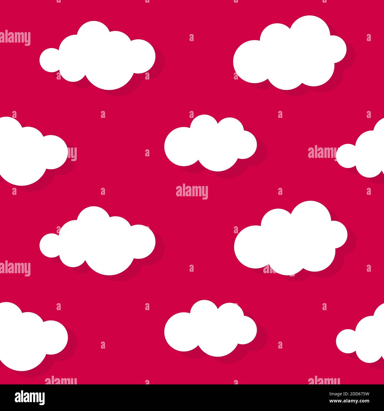 Red Abstract Cloud Background Illustration Stock Photo - Alamy