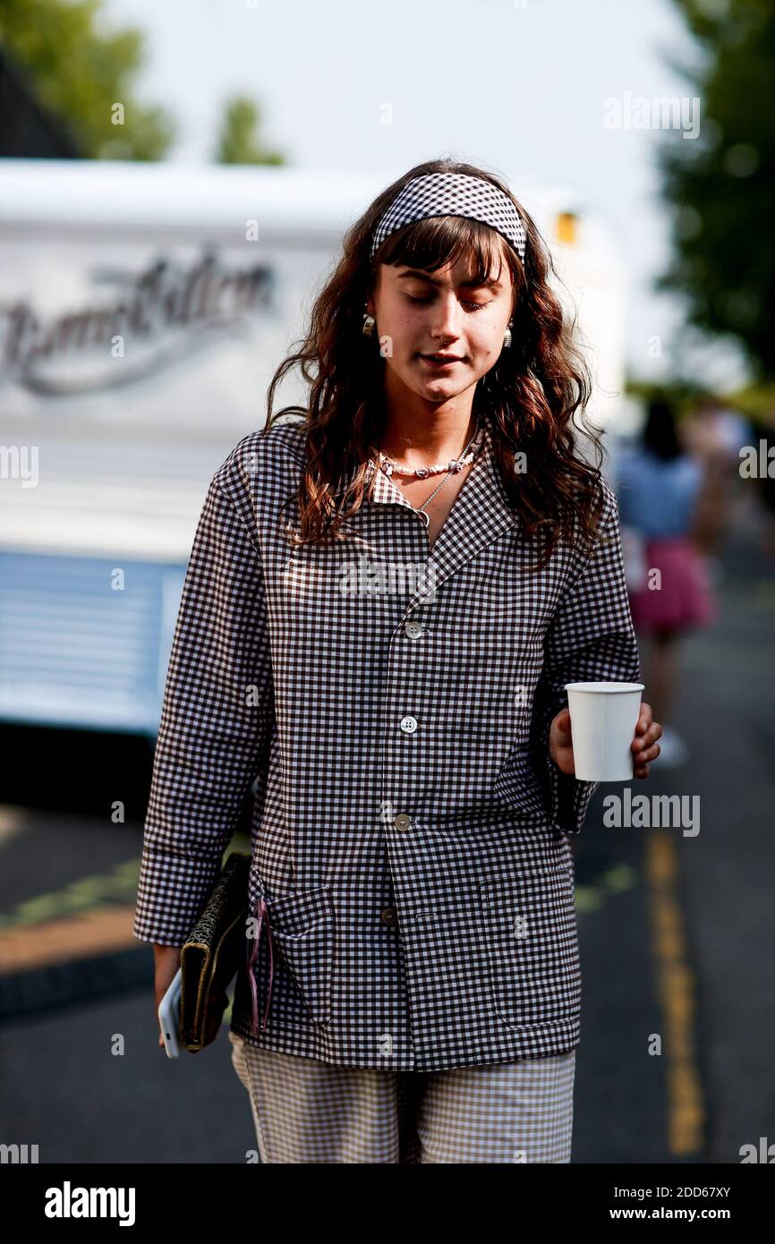 Street style, Siri Edit Andersson arriving at Muf10 spring summer 2019 ...