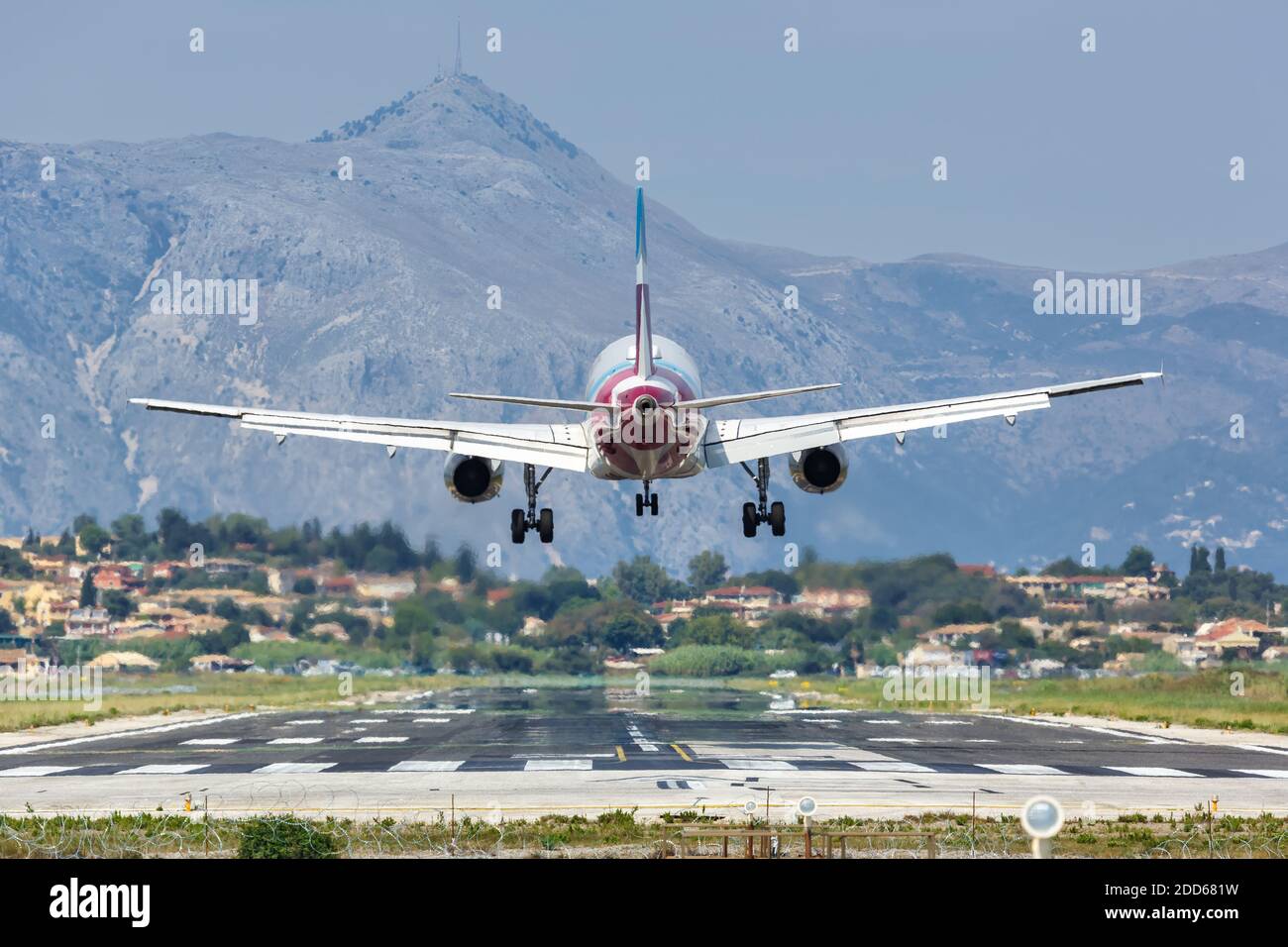 Corfu, Greece - September 19, 2020: Eurowings Airbus A320 airplane at ...