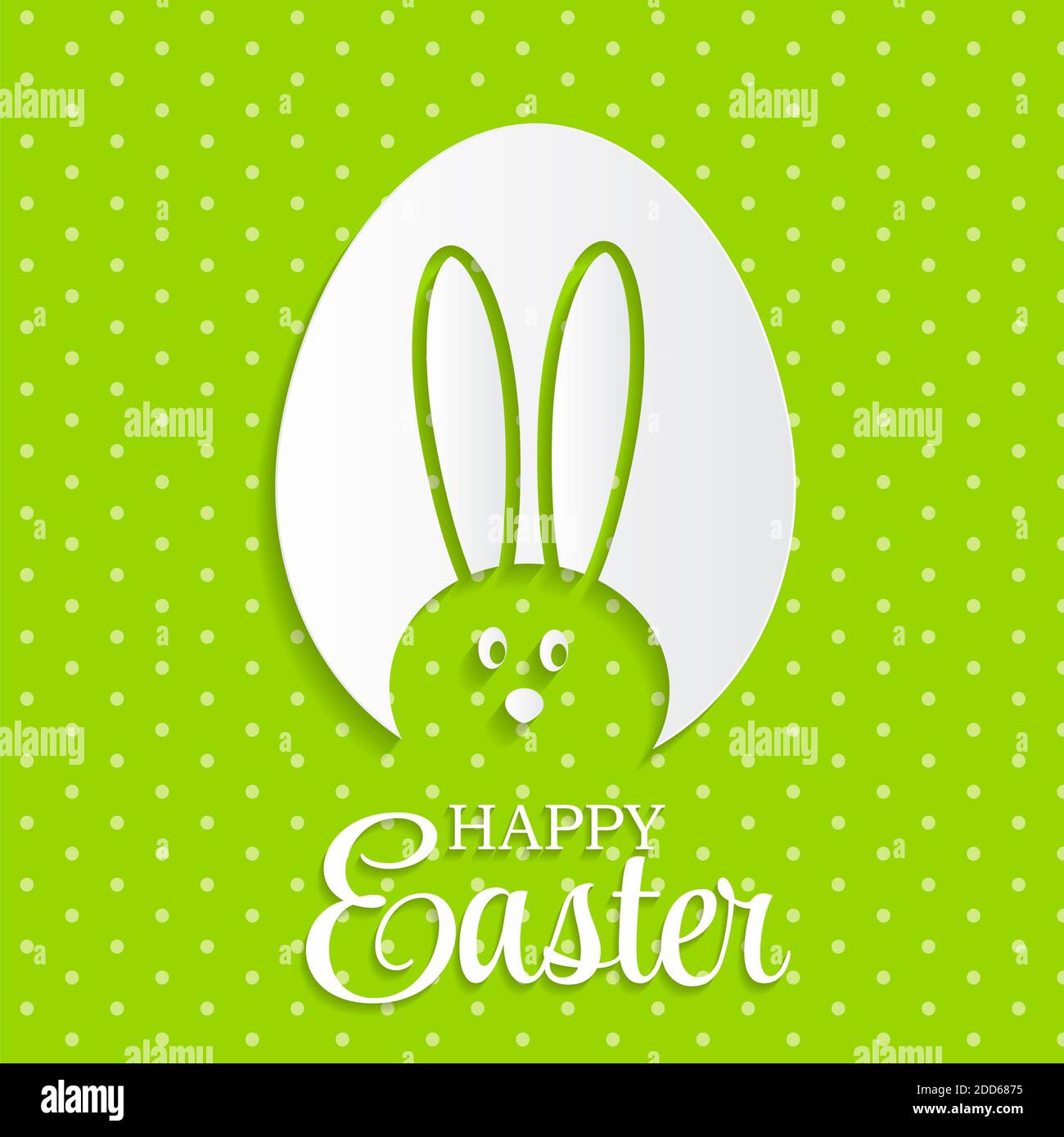 Colorful Happy Easter Background Illustration Stock Photo - Alamy