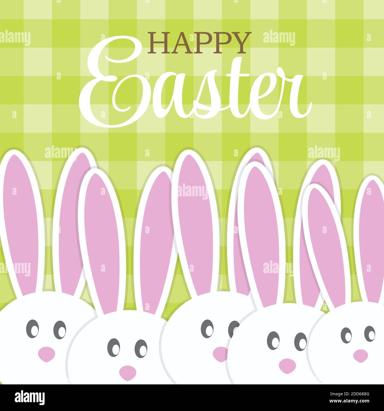 Colorful Happy Easter Background Illustration Stock Photo - Alamy