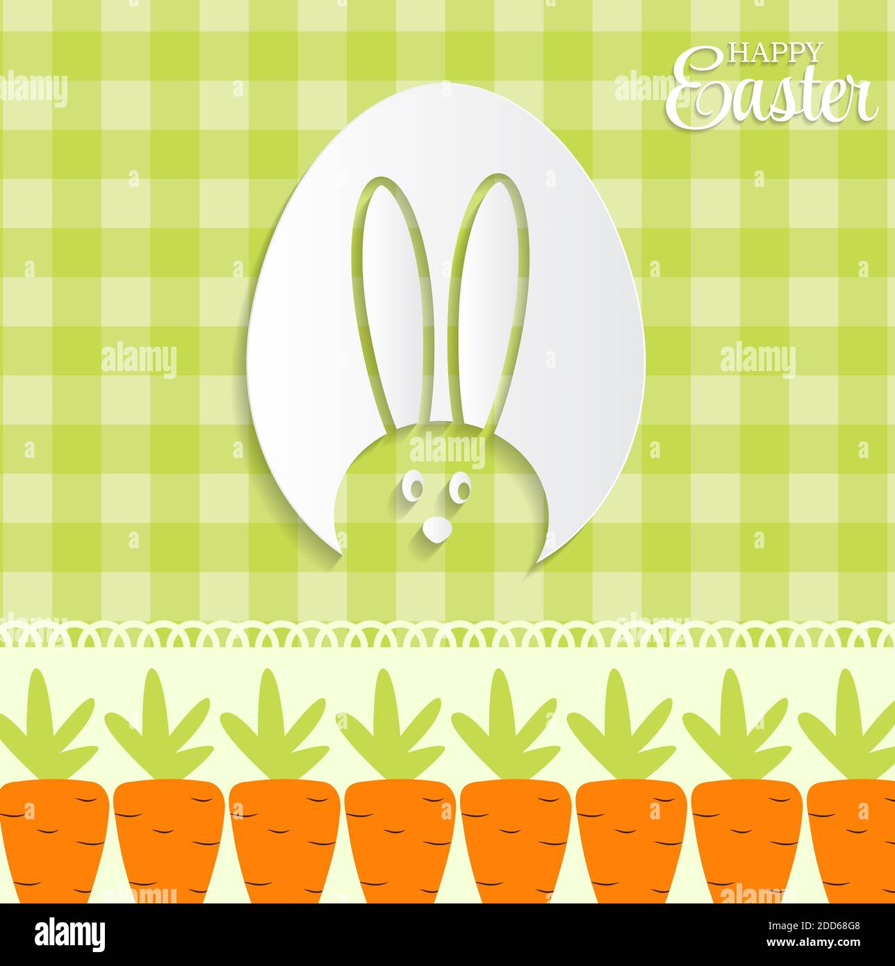 Colorful Happy Easter Background Illustration Stock Photo - Alamy