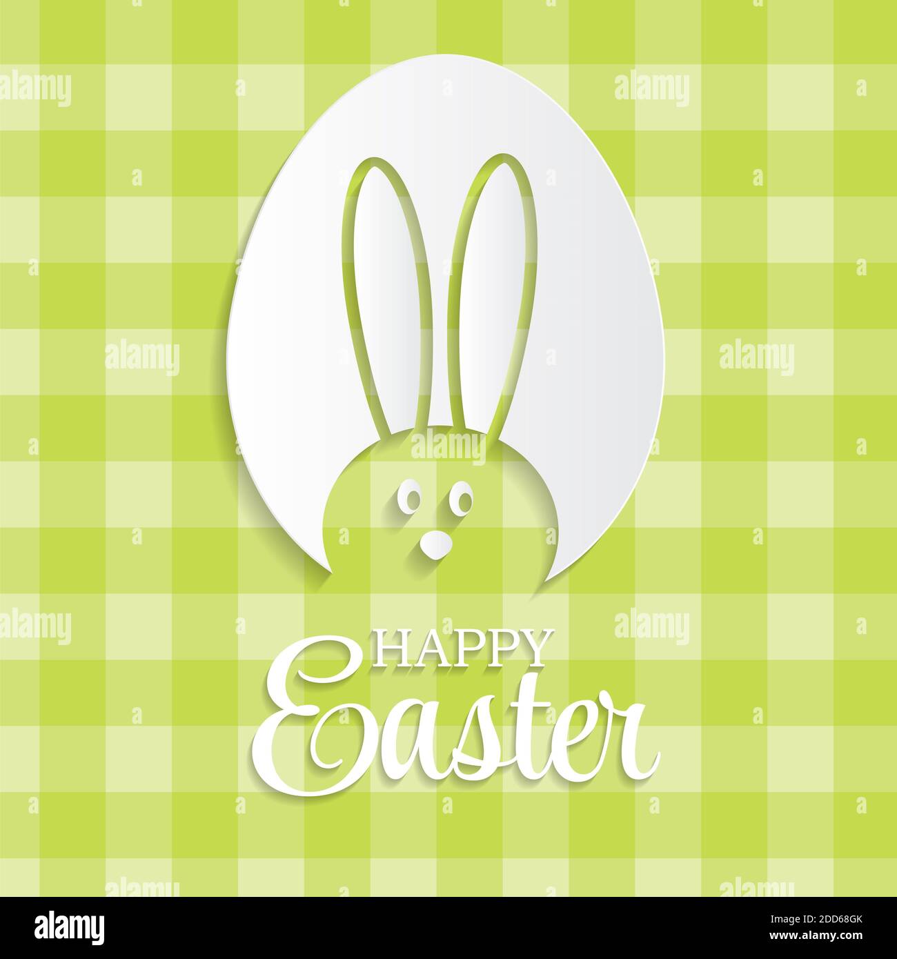 Colorful Happy Easter Background Illustration Stock Photo - Alamy