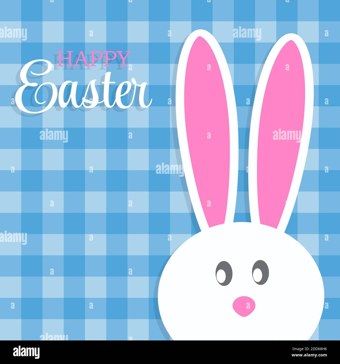 Colorful Happy Easter Background Illustration Stock Photo - Alamy