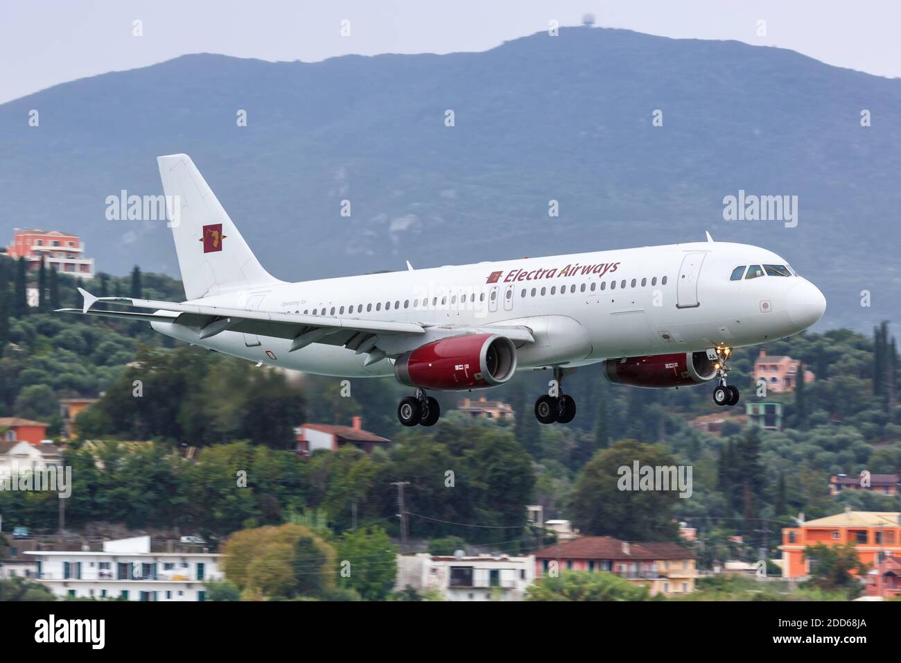 Corfu, Greece - September 18, 2020: Electra Airways Airbus A320 ...