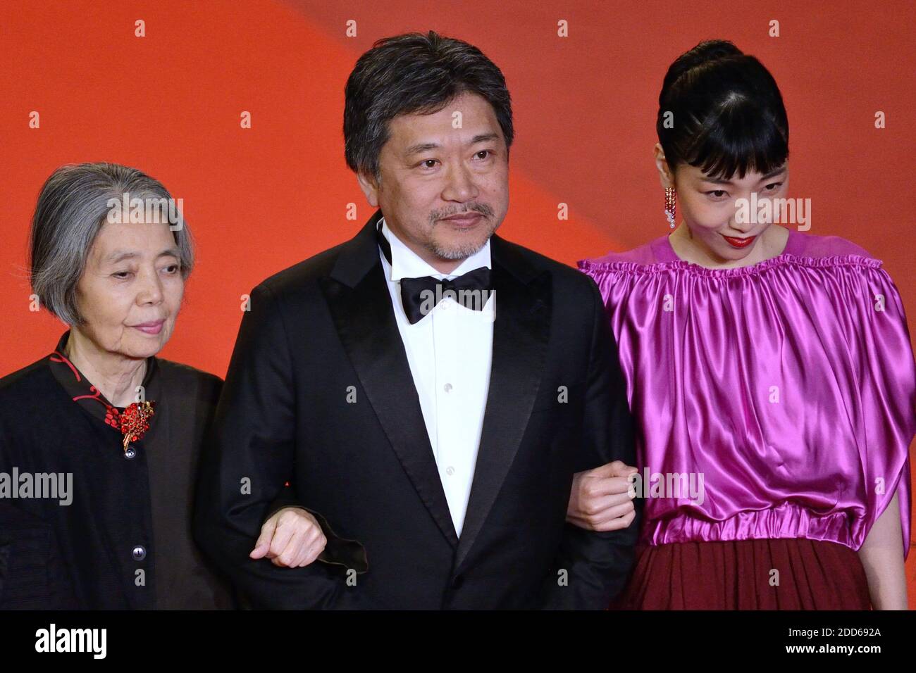 Kirin Kiki, Hirokazu Koreeda and Sakura Ando attending the A Family ...