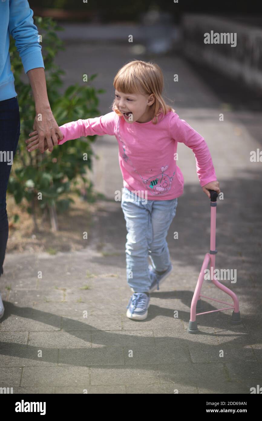 Disabled mother and child hi-res stock photography and images - Alamy