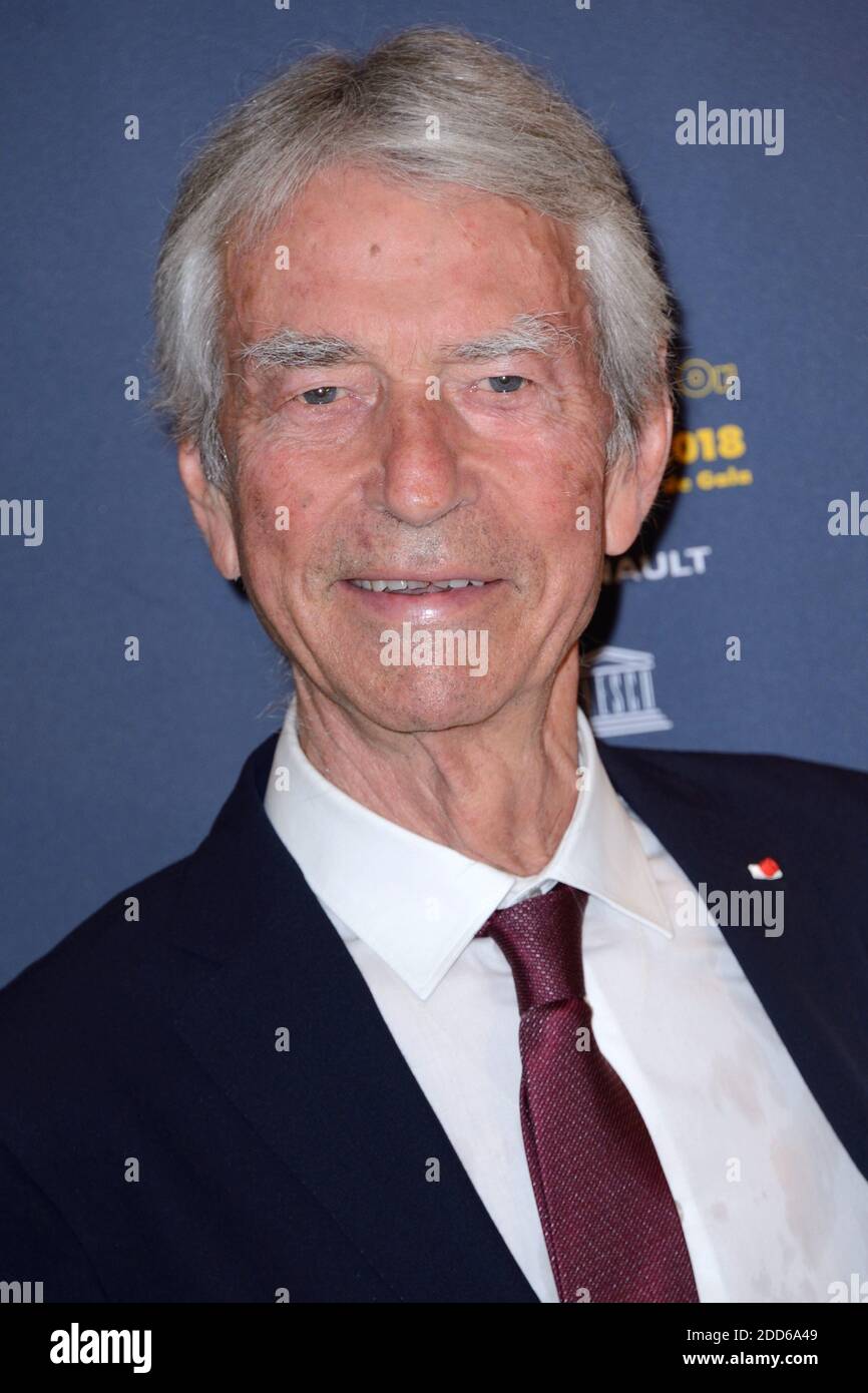 Journalist Jean-Claude Narcy attending the 8th Nuits en Or Gala dinner ...