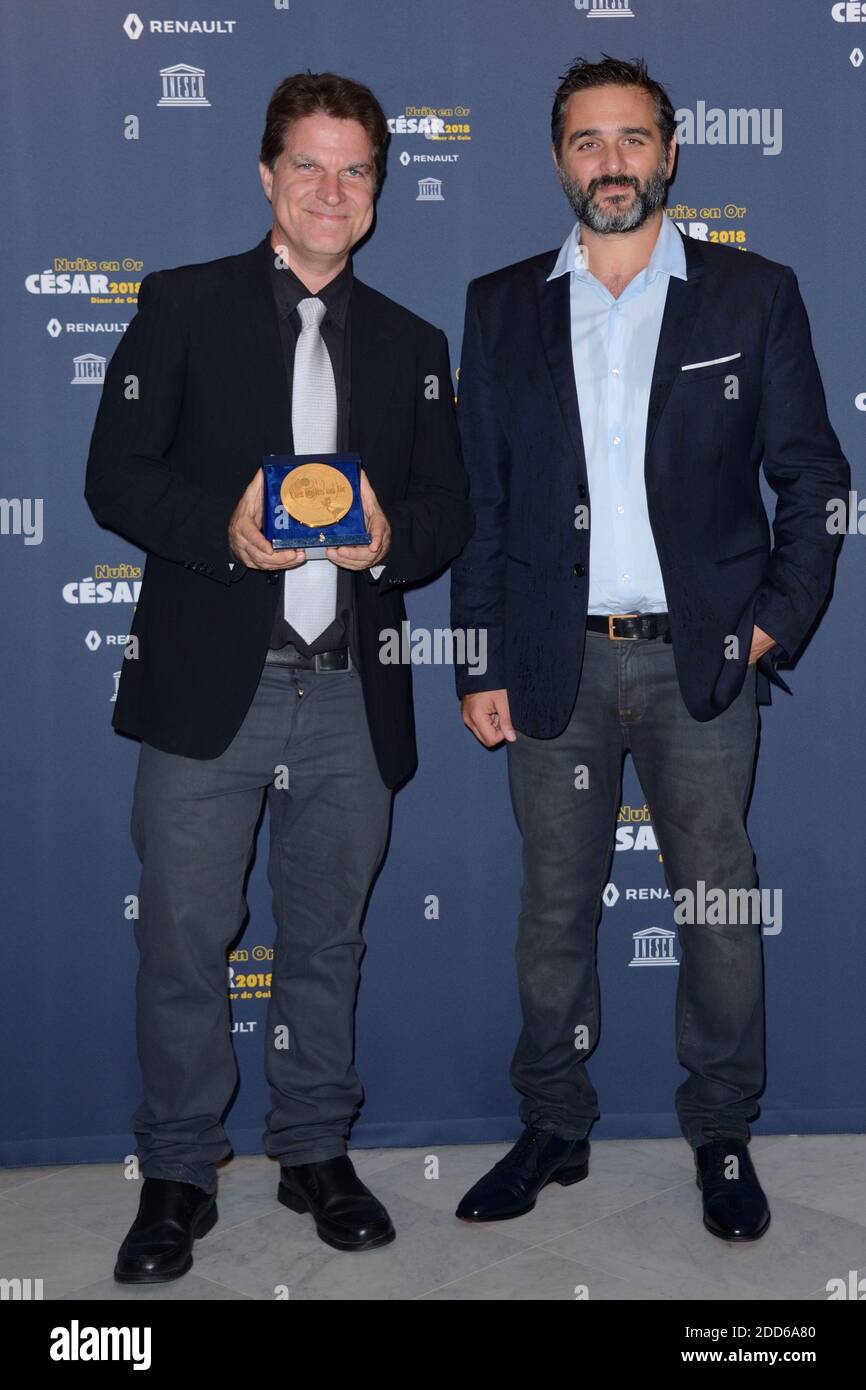 Erez Tadmor and Eric Toledano attending the 8th Nuits en Or Gala dinner ...