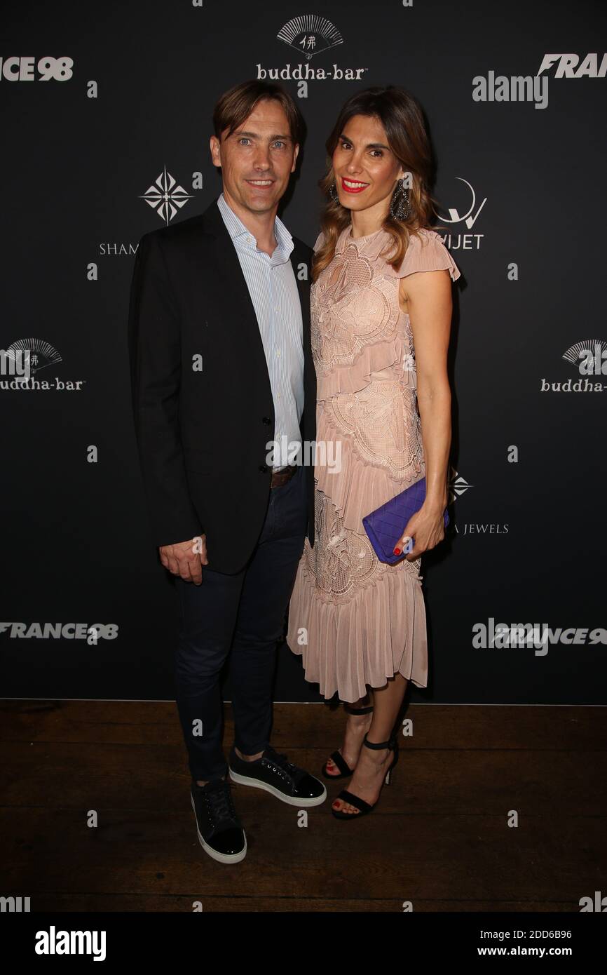 Dario Simic and his wife attending France 98 Party held at Buddha Bar ...