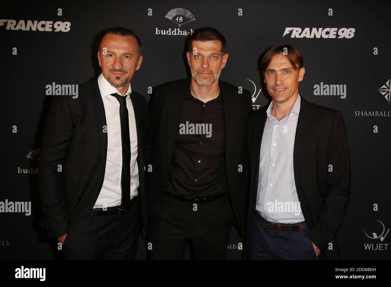 Mario Stanic, Slaven Bilic and Dario Simic attending France 98 Party ...