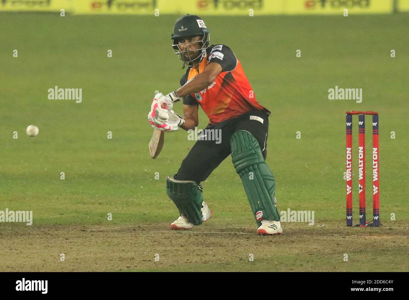 Gemcon Khulna cricket player, Ariful Hoque in action during the ...