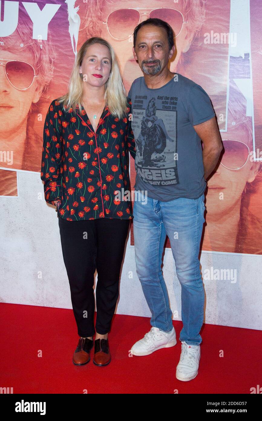 Andrea Bescond, Eric Metayer attends 'GUY' Paris film premiere at ...