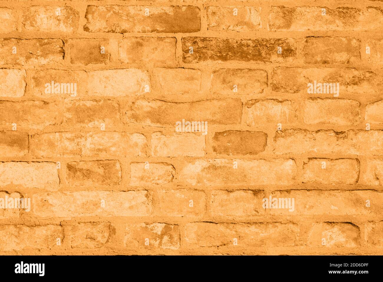 Brick orange colorful wall surface texture. Abstract grunge bright ...