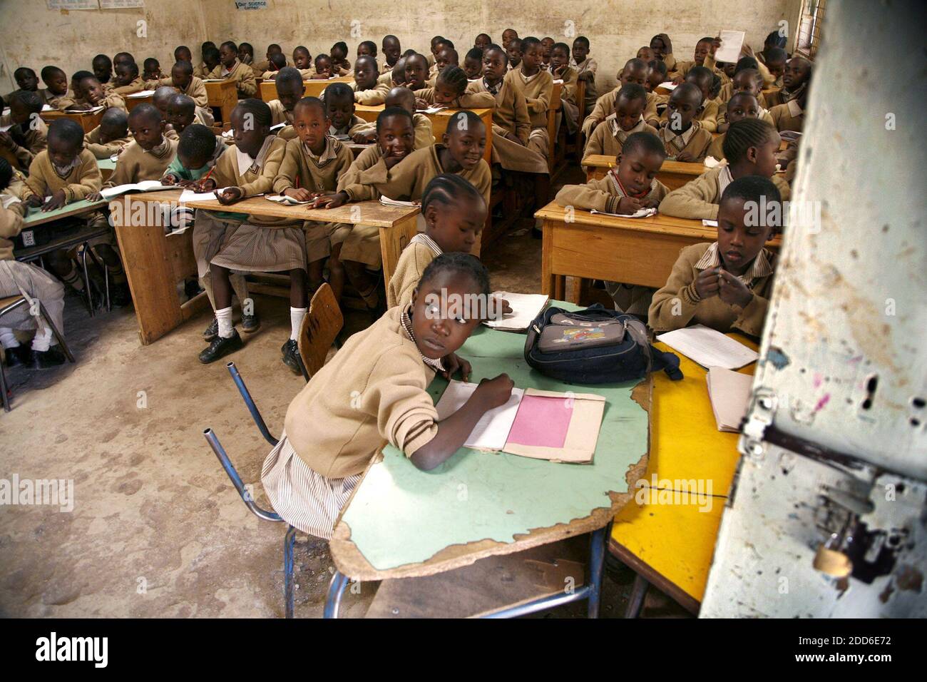 NO FILM, NO VIDEO, NO TV, NO DOCUMENTARY - A classroom with over 90 ...