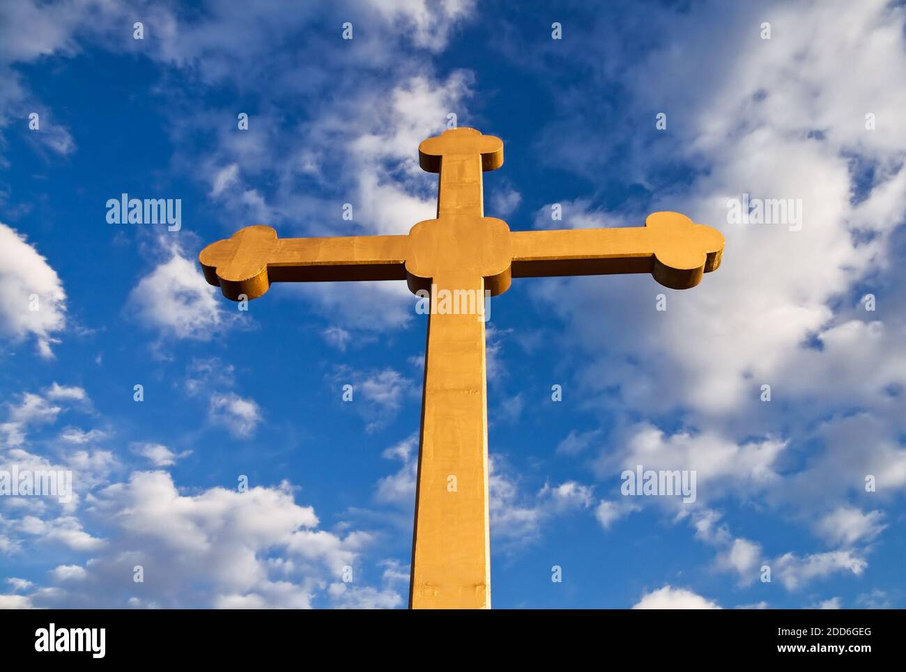 The cross at Tri Krusi, Skopje, Macedonia Stock Photo - Alamy